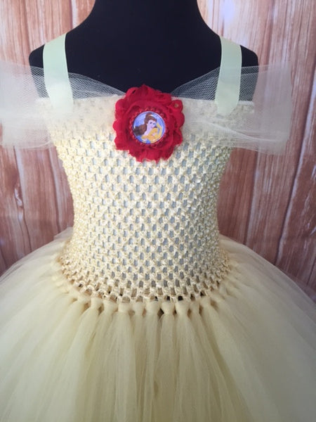 Belle Tutu Dress, Belle Halloween Tutus | Little Ladybug Tutus