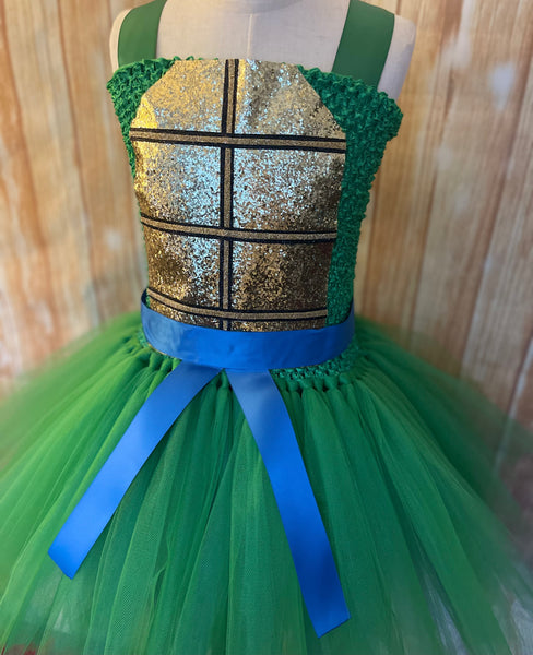 Blue Ninja Turtle Tutu, Ninja Turtle Dress, Ninja Turtle Halloween Cos ...