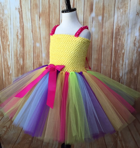 Rainbow Tutu, Rainbow Tutu Dress, Rainbow Birthday Party | Little ...