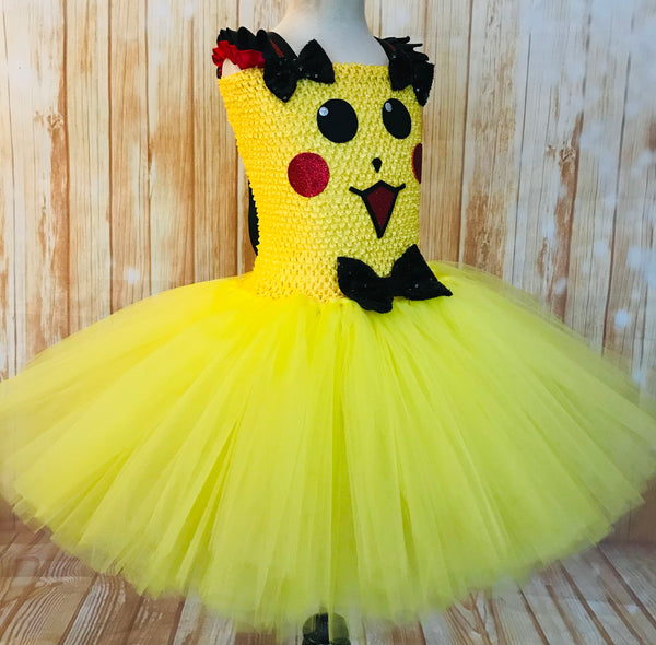 Pokemon Pikachu Tutu, Pikachu Halloween Costume, Girls Pokemon Cosplay ...